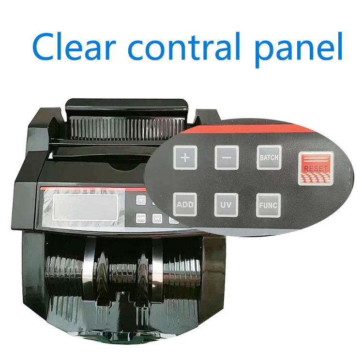 Fake Money Banknote Counter 2108 Uv/mg Lcd Display Note Counting ...