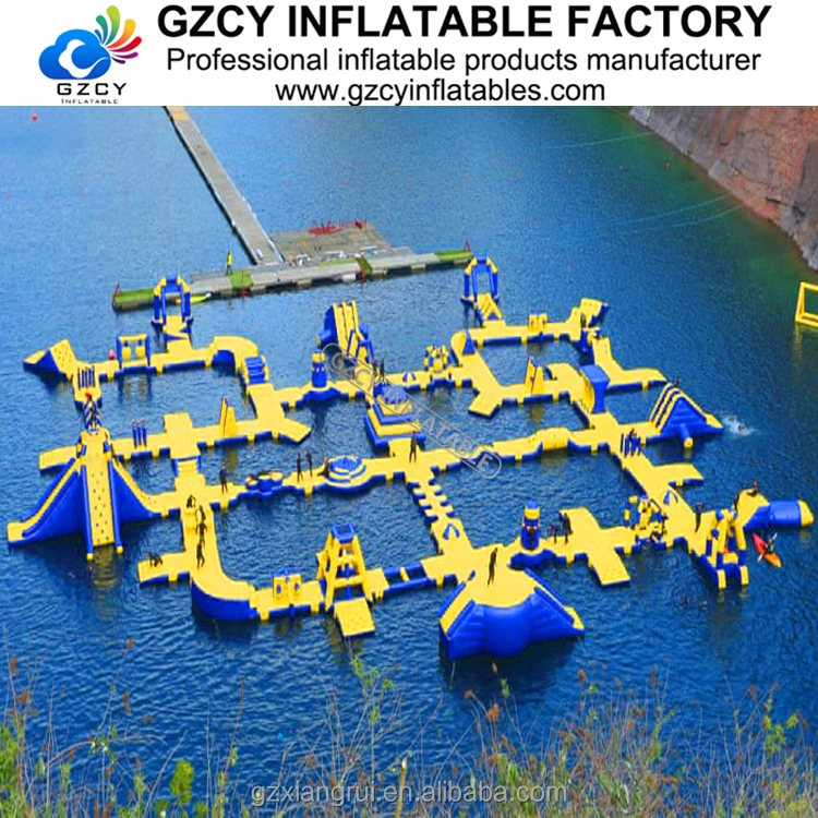 Water Floating Inflatable Aqua Park Commercial Inflatable Water Park ...