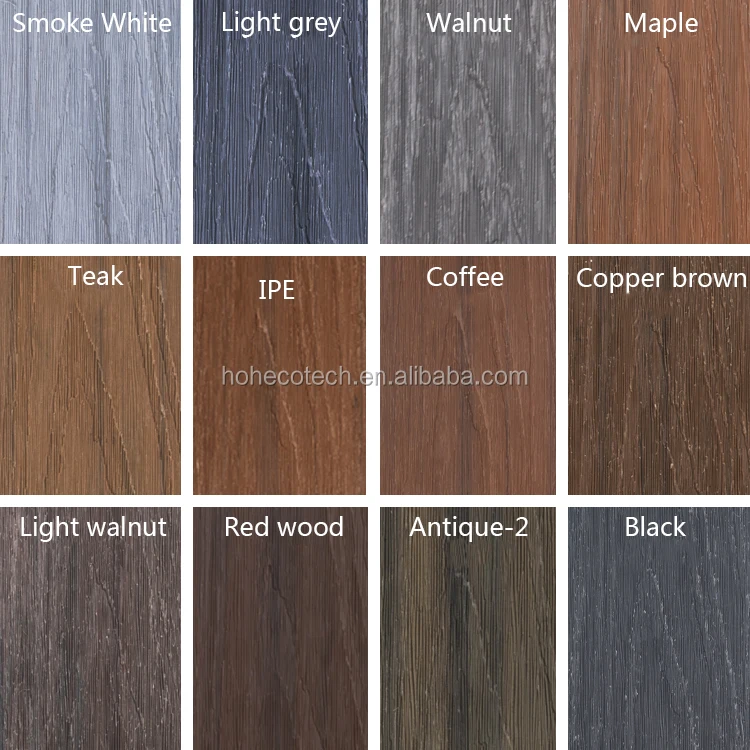 Outdoor Wpc Co-extrusion Decking Boards Wood Texture Flooring Cheap ...