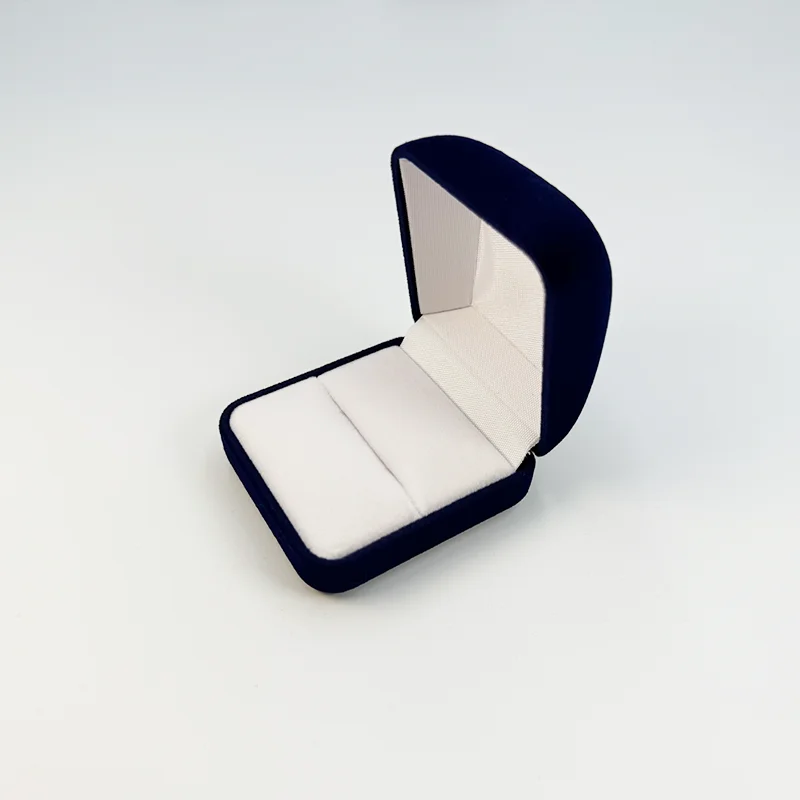 High Quality Small Mini Velvet Flocking Suede Jewelry Box Custom Logo ...