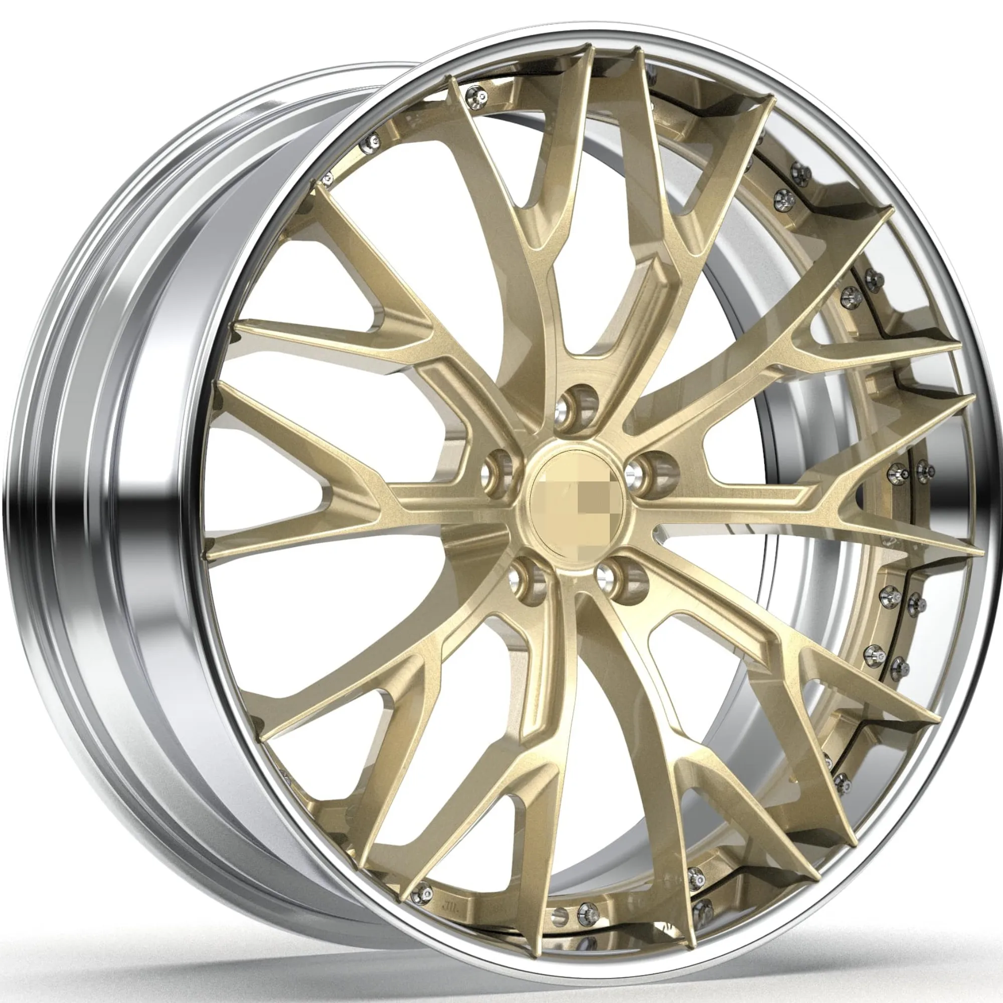 17 18 19 20 Inch Passenger Car Chromed Gold & Silver Machined Rim ...