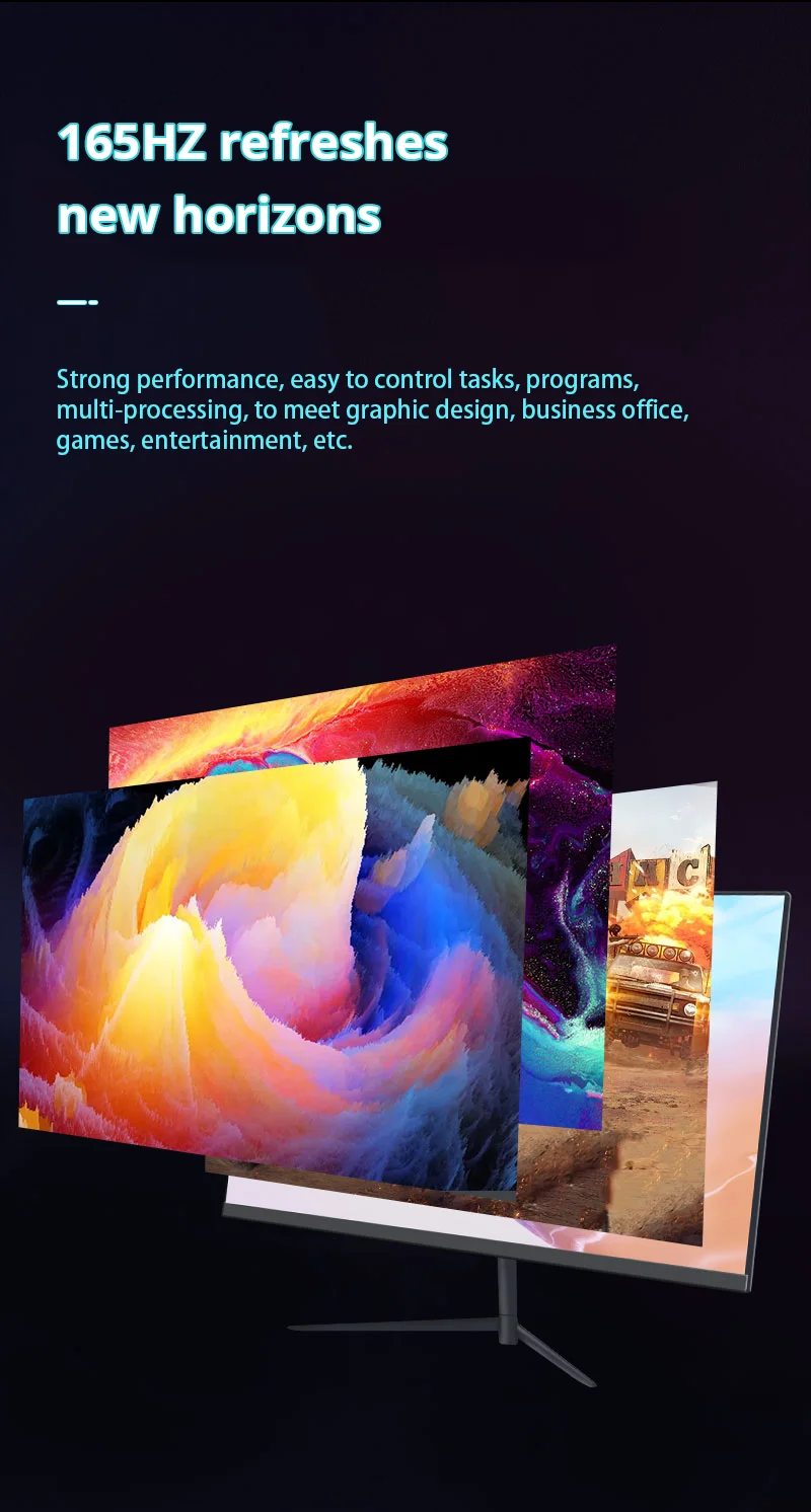 27 Inch 2K Monitor - High-End IPS LCD with 165hz Refresh Rate