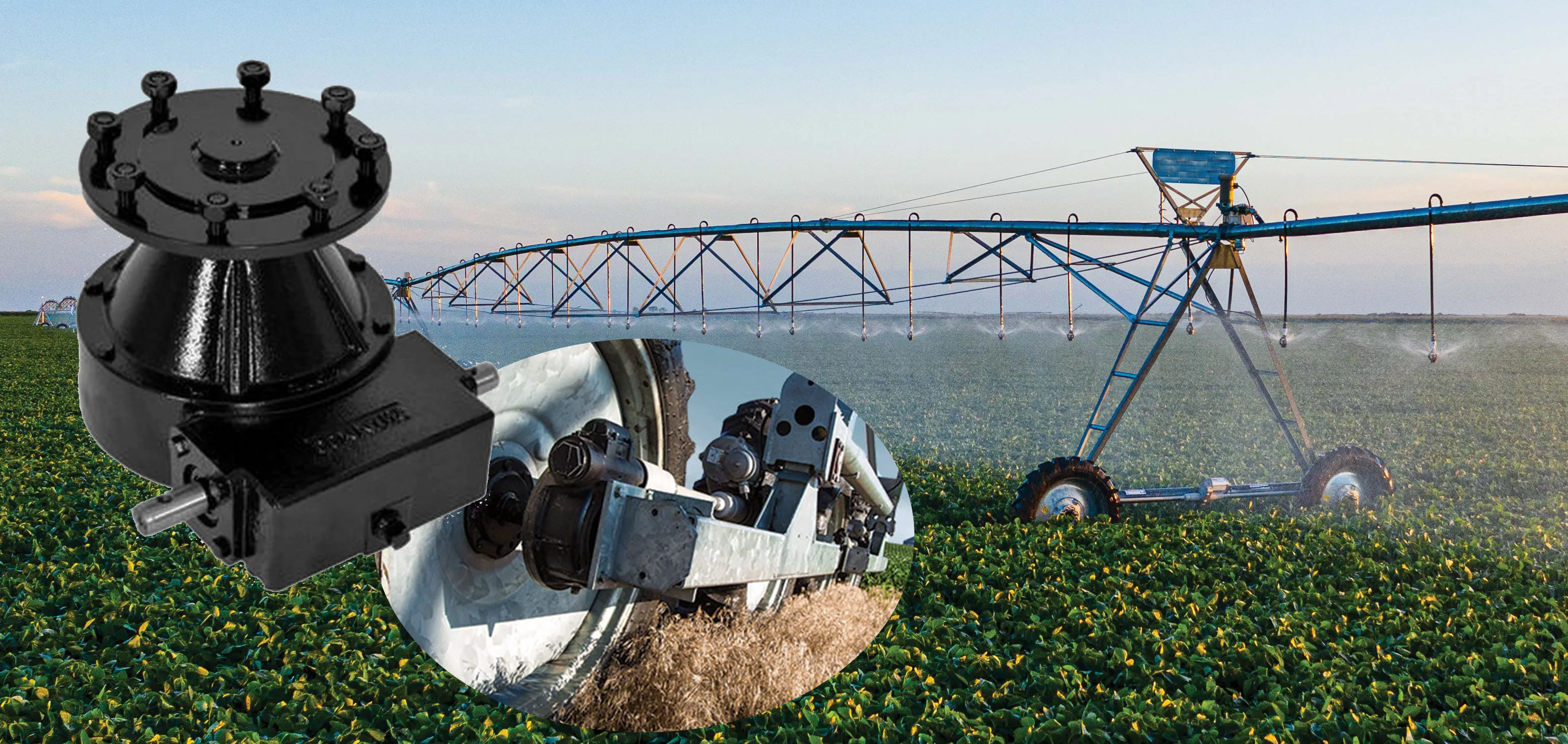 Agricultural Farm Wheel Drive Gearmotor for Pivot Irrigation