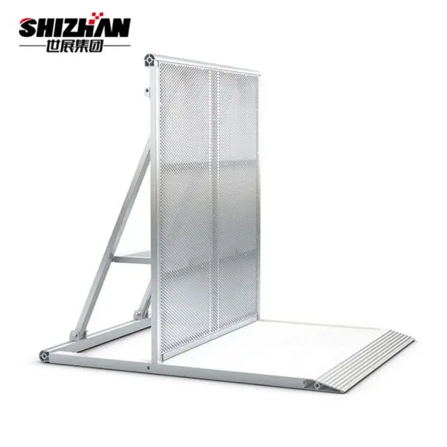 Aluminium Crowd Control Barrier With Step For Security Personnel - Buy ...