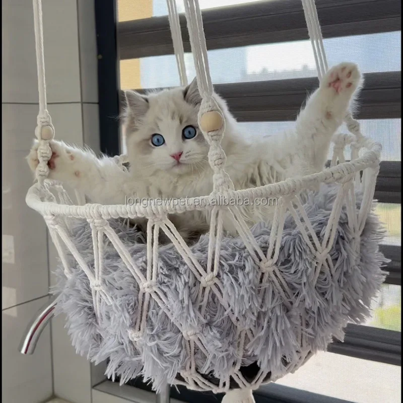 Handmade Cat Swing Cat Bed Pet Nest Swing Hammock For Cats - Buy Cat Swing Bed,Pet Nest,Cat ...