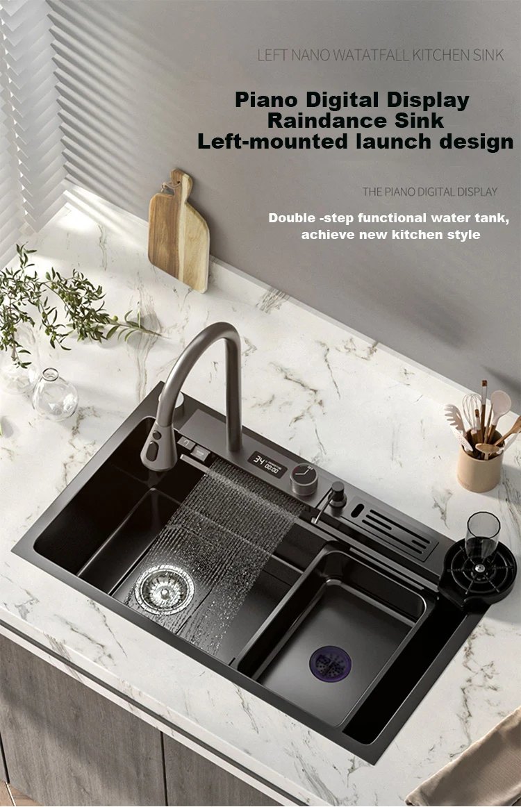 Yuki Like 304 Stainless Steel Kitchen Sink - Modern & Durable