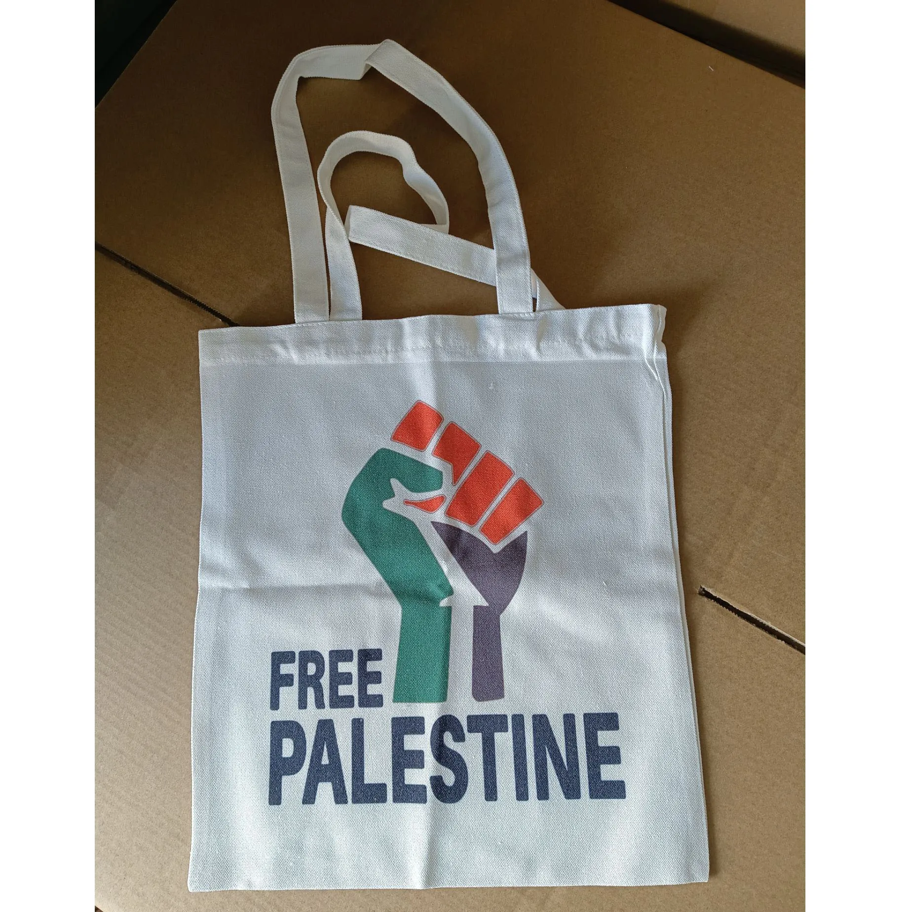 Palestine Tote Bag - Custom Logo Canvas Handbag with Cities Names in ...