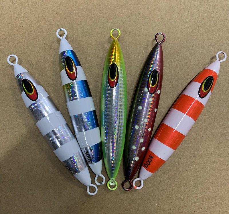 200g 300g 400g Metal Jig Lure - Slow Pitch Jigging Luminous