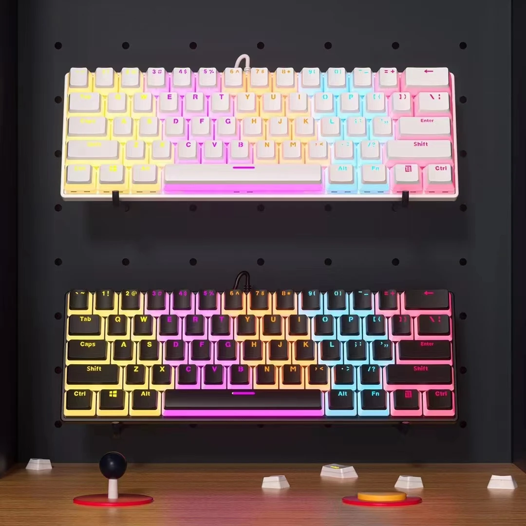 Oem Yh61 Professional Mechanical Keyboard Led Anti Ghost Usb Mechanical ...