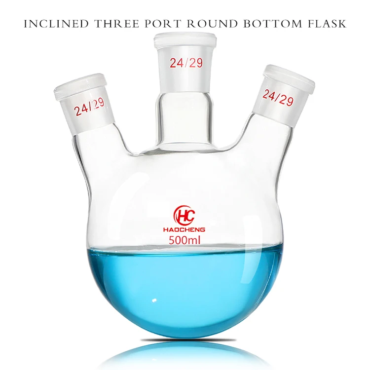5L 10L 20L 50L Laboratory Glassware - 3 Necks Round Bottom Flasks
