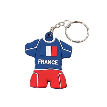 Custom Pvc Keychain Accessories Key Ring Gifts For Soccer Football Fans ...