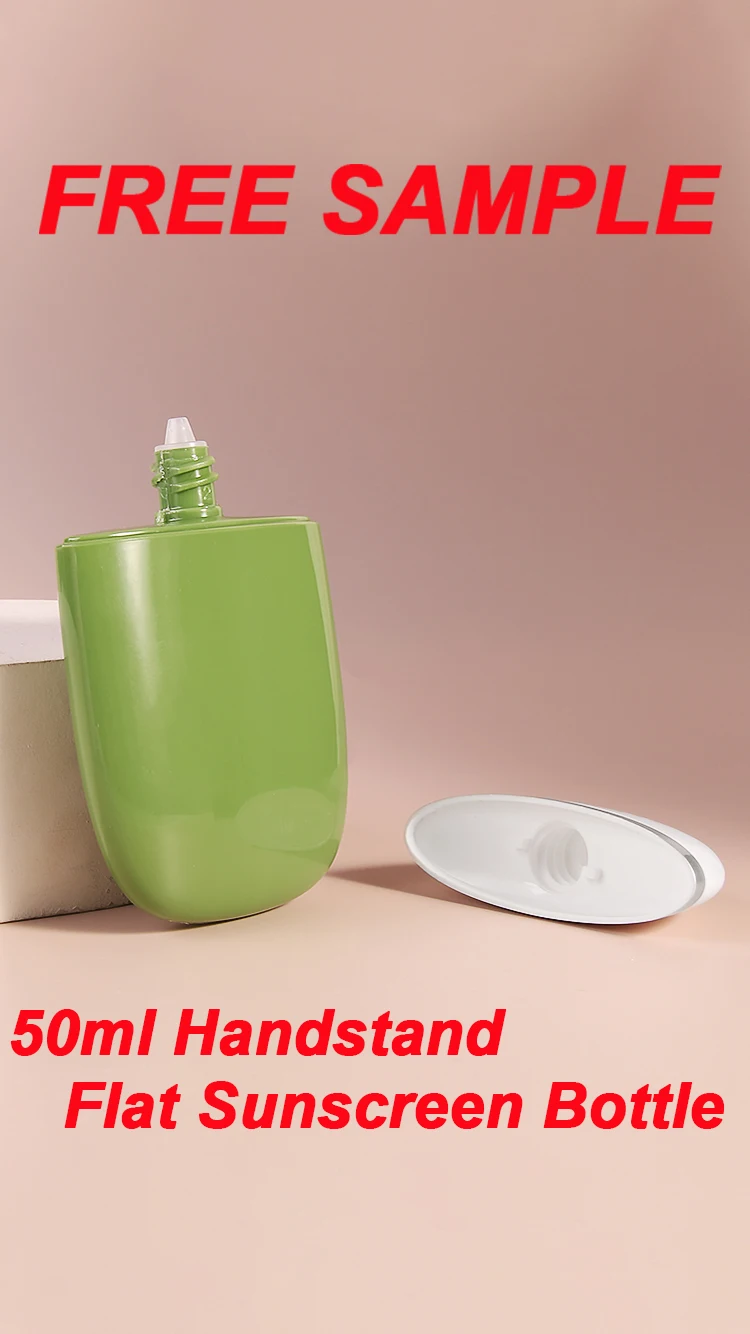 50ml Oval Egg Shaped Cream Tottle Sun Cream Bottle Private Logo ...