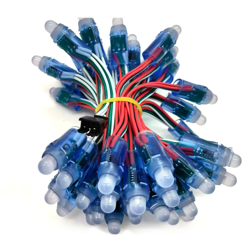 12mm 50leds Ws2811 Ic Full Color Pixel Led Module Light Dc 5v Input ...