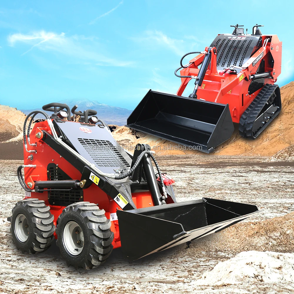 Front End Loader Backhoe Wheel Loader CE Certification Mini Skid Steer ...