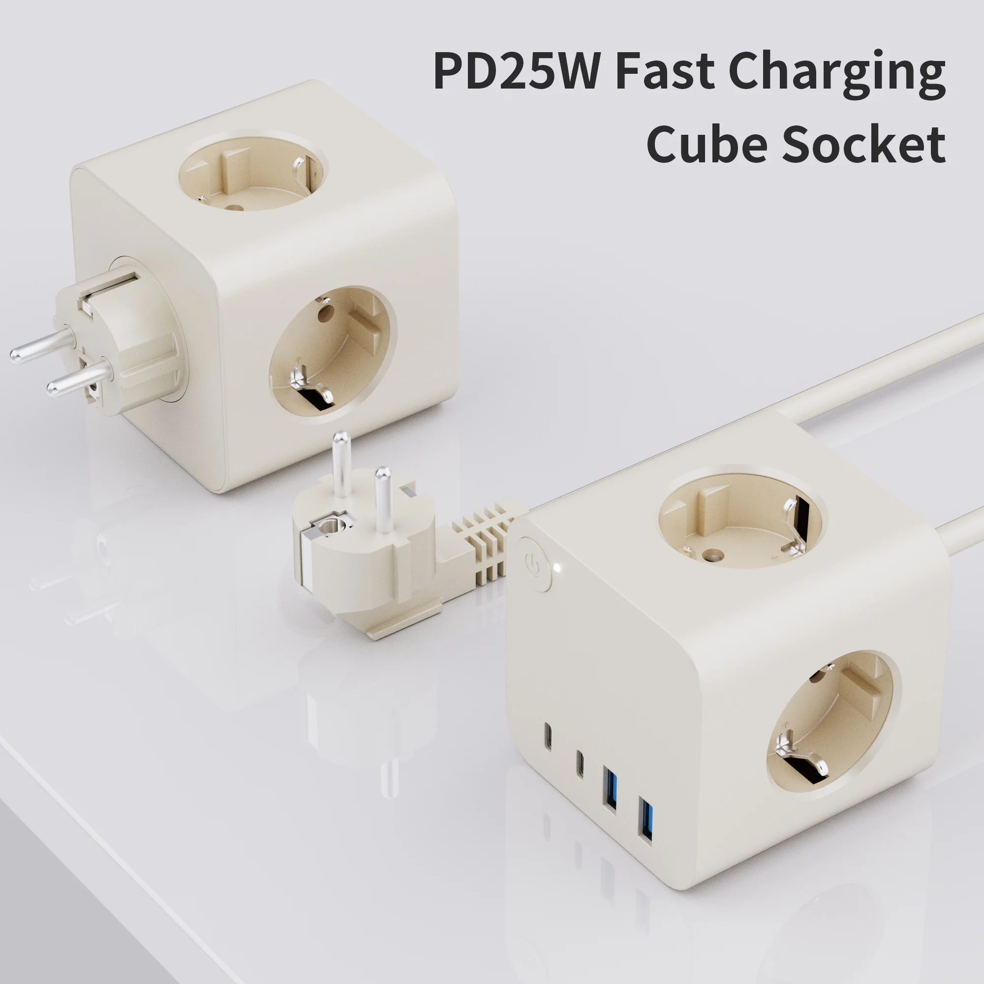 Alibaba.com: KC GS Socket USB Switch Socket Power Strip with 4 EU ...