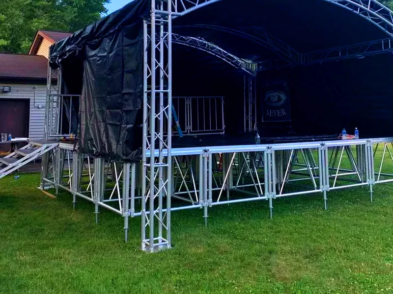 Factory Aluminum Stage Platform 4x4 ft Stage Deck Aluminum Outdoor ...