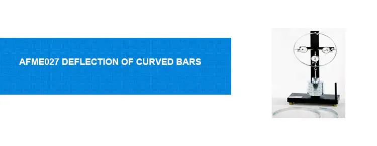 Deflection Of Curved Bars Educational Training Equipment Mechanical ...