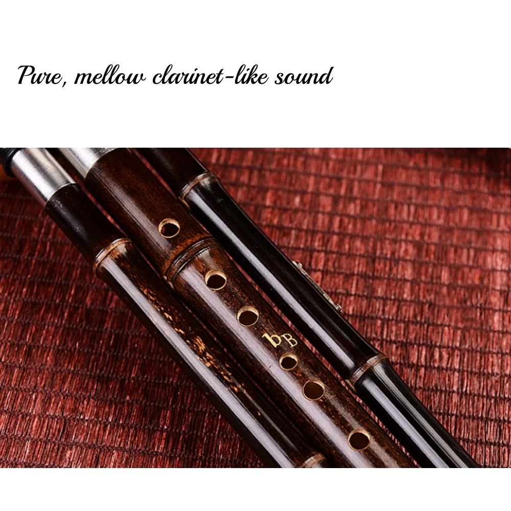 JELO MY- Hulusi Phyllostachys Nigra Clarinet Musical Instrument