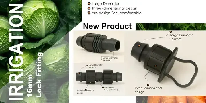 Farm Irrigation System Lock Male/female Thread Drip Tape Pipe Fitting ...