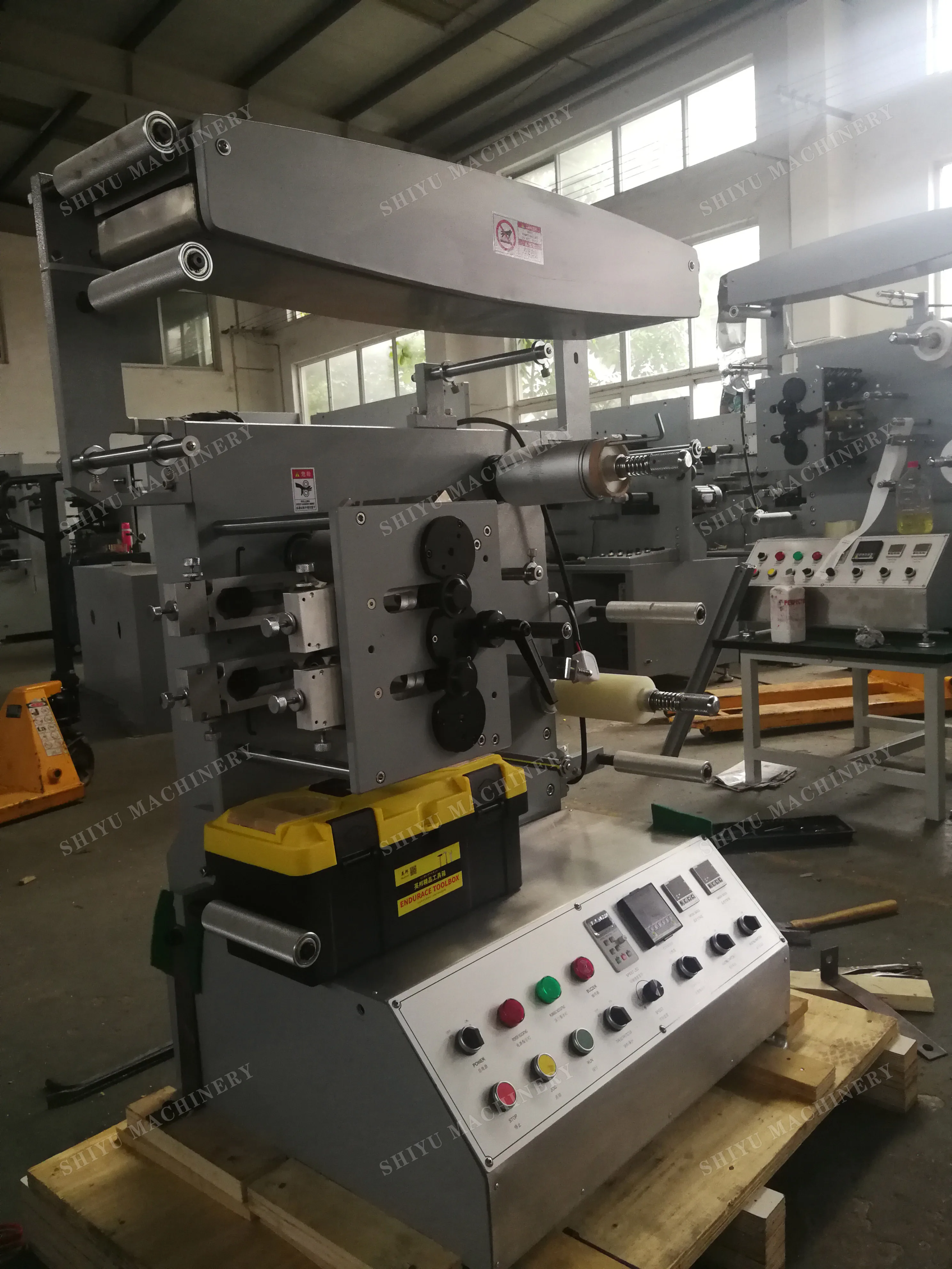 Automatic Two Color Table Top Aluminum Blister Foil Flexo Printer
