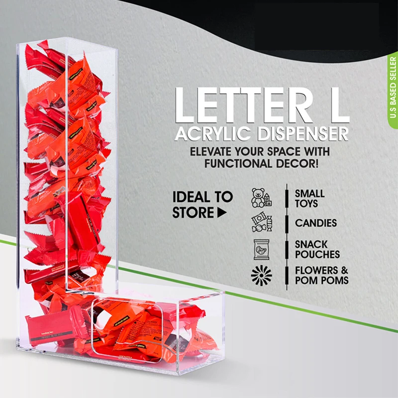 Bespoke Clear Acrylic Candy Box - Perfect for Wedding Decor