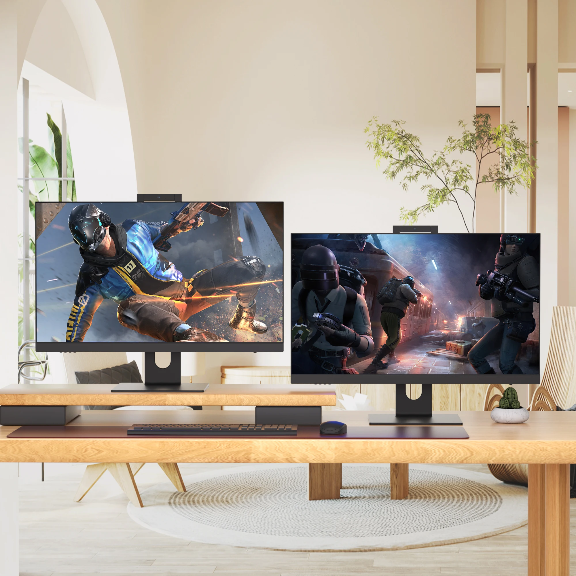 24" Computadora Monoblock Pc Completo Aio Complet Touch Screen Pc Core ...