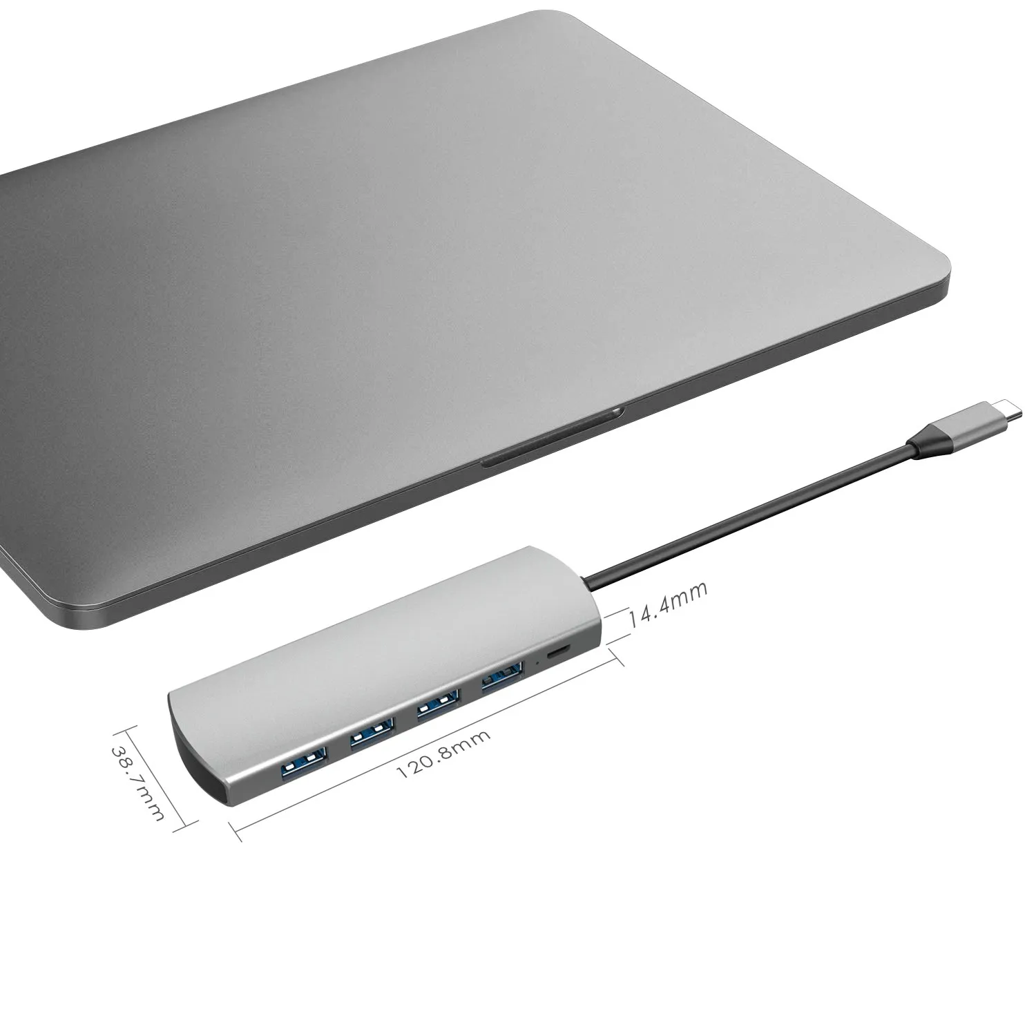 With Type Connector Usb 5 In 1 Hub Usb 5 Usb Data Ports Up To ...