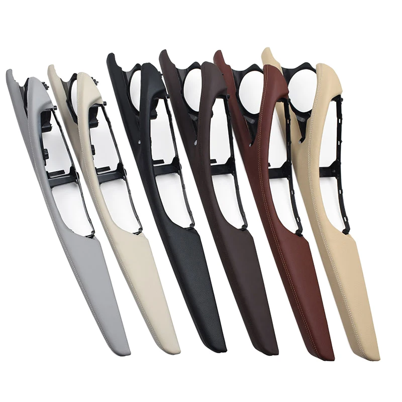 Rhd Front Right Driver Door Handle Armrest Leather Outer Frame Support ...