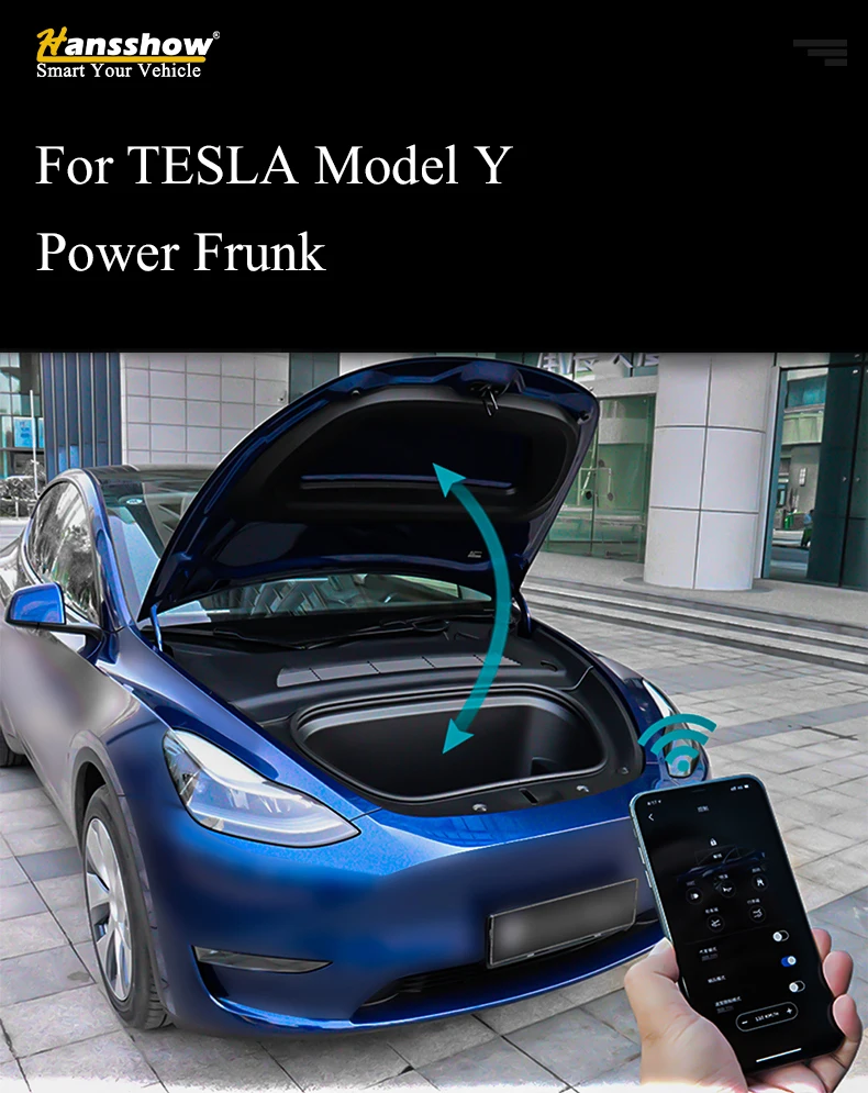 Hansshow Model 3/y Automatic Front Trunk Opener Electric Tailgate Auto ...