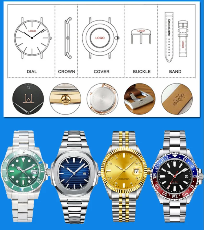 Customized Mechanical Watch - Waterproof Stainless Steel | OEM ODM