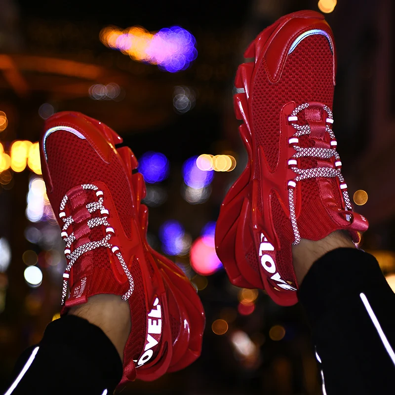 New Sports Fashion Running Shoes For Men Comfortable Men's Sports ...