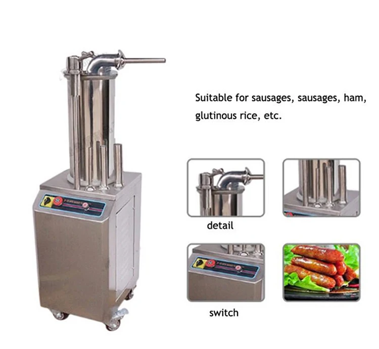 High Efficiency Sausage Filling Machine Automatic Hydraulic - Buy ...