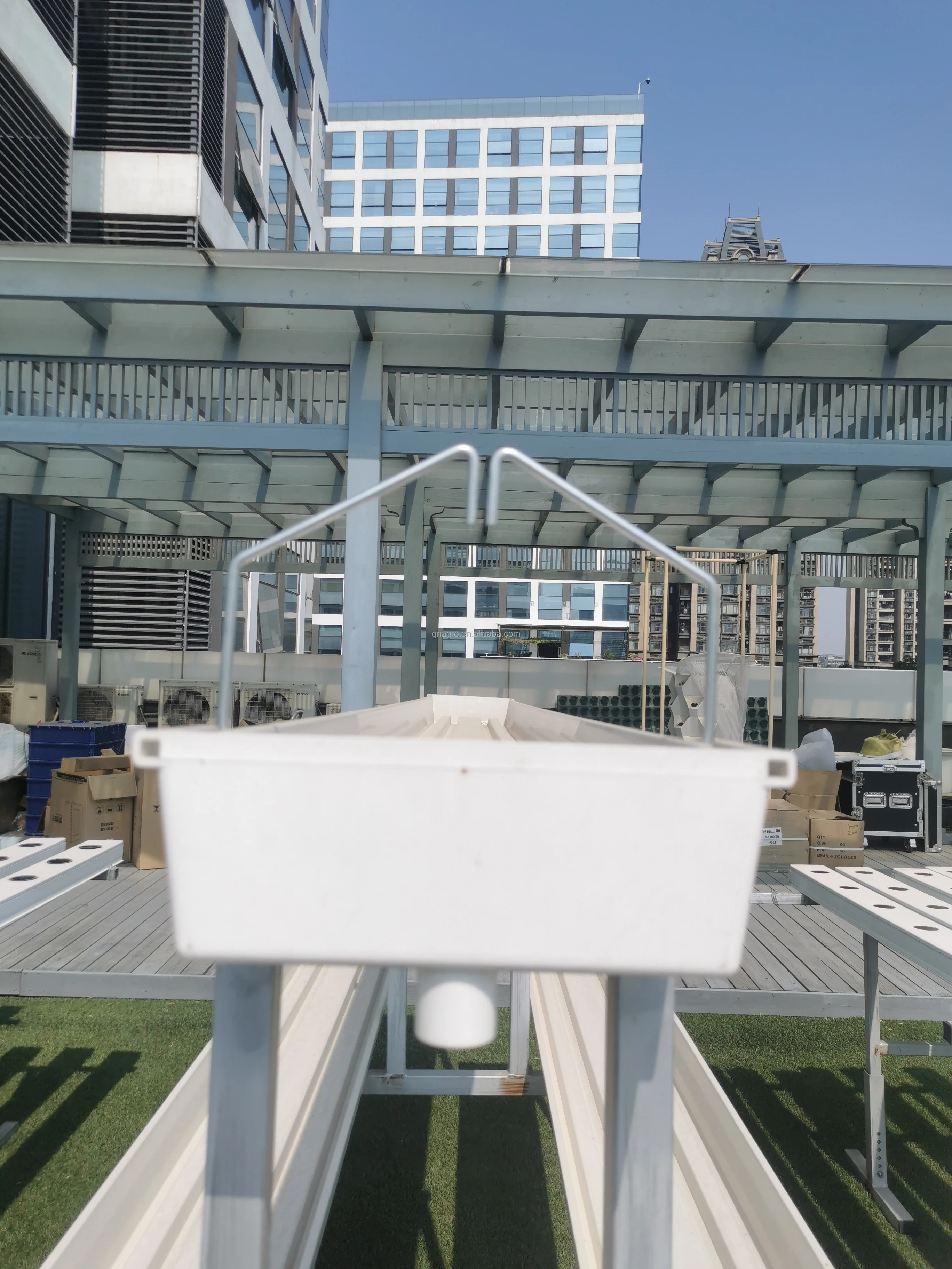 Hydroponic U-type Growing Pvc Trough Planting Gully Tube System ...