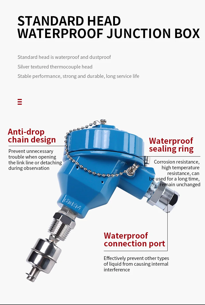 Pt100 Temperature Sensor Integrated Explosion-proof Thermoelectric ...