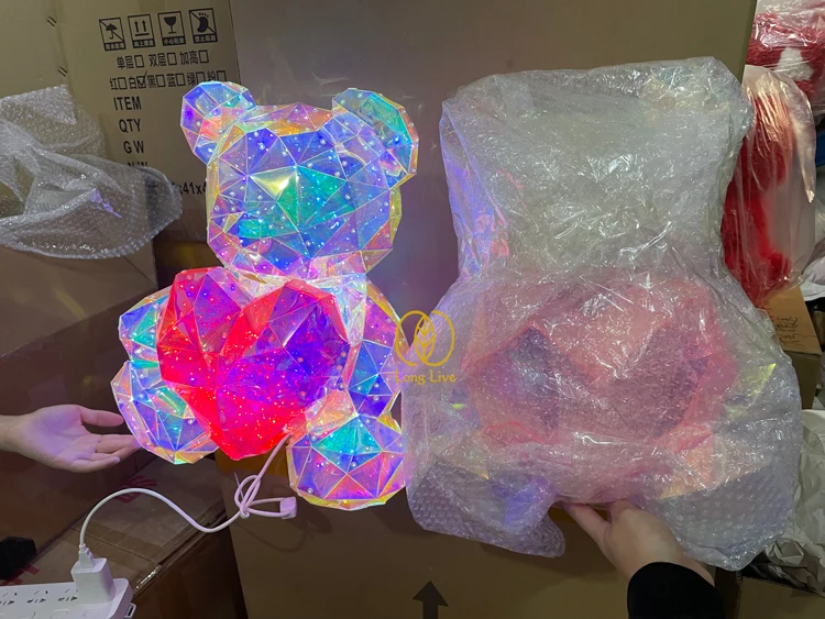 Genuine Day Products 2024 LED Light Bears Longlive Christmas Valentines ...