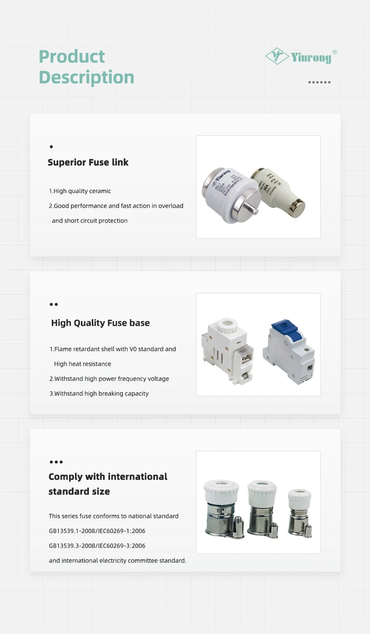 D Type Fuse/screw Fuse Base/porcelain Fuse - High Breaking Capacity