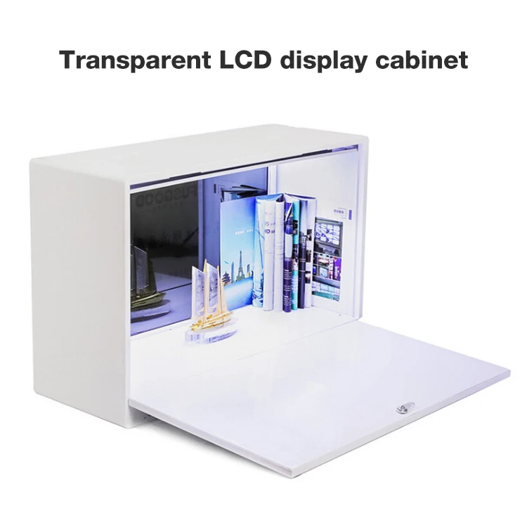 Transparent Display Cabinet Showcase Transparent Showcase Advertising ...
