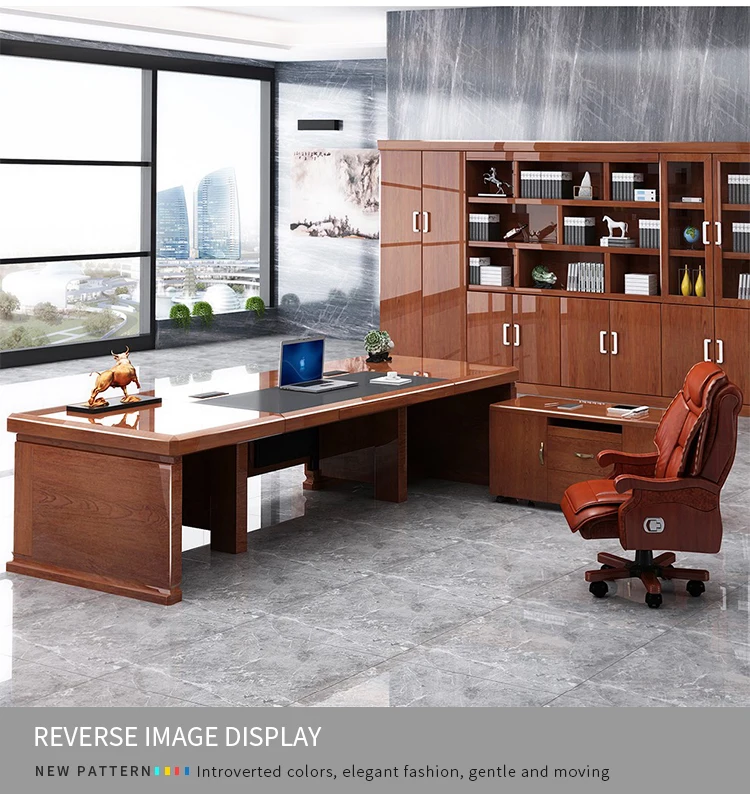 Lbz-28 Escritorio Office Furniture Boss Desk Manager Executive Office ...