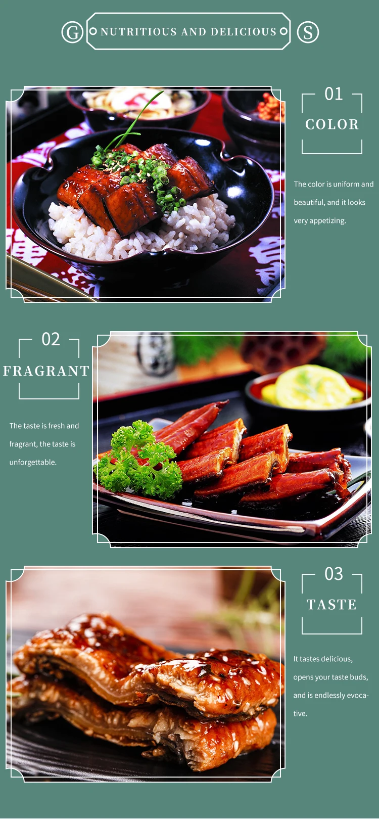 Frozen Roasted Eel Unagi Kabayaki Roasted Eel Frozen Eel-unagi Tray ...