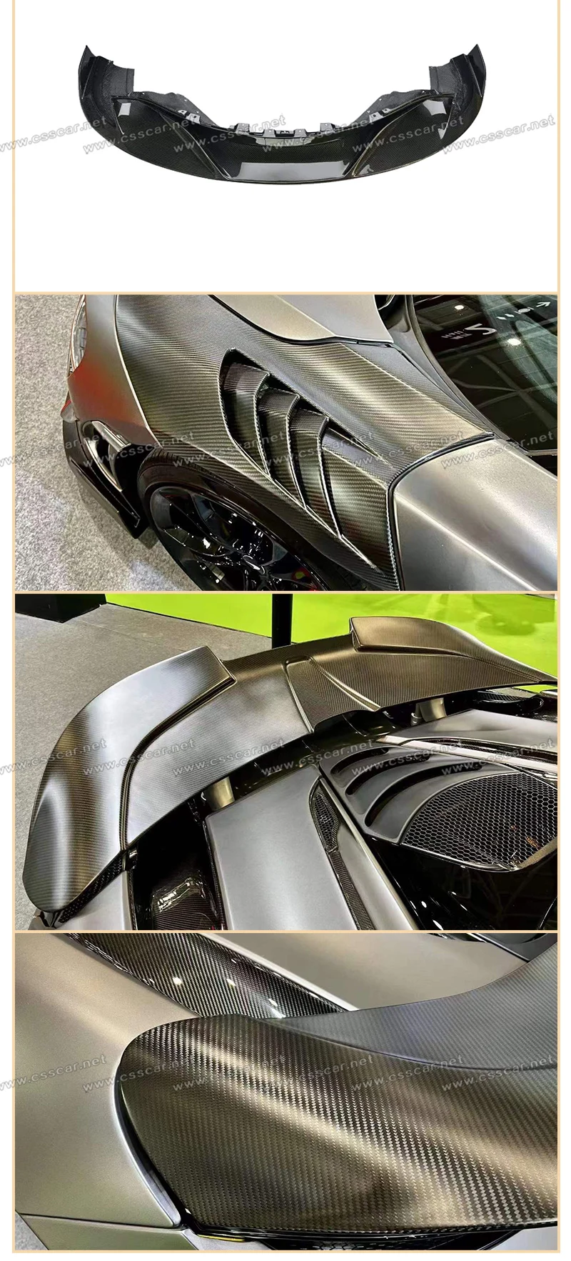 RYFT Style Carbon Fiber Body Kit for Mclaren 720s