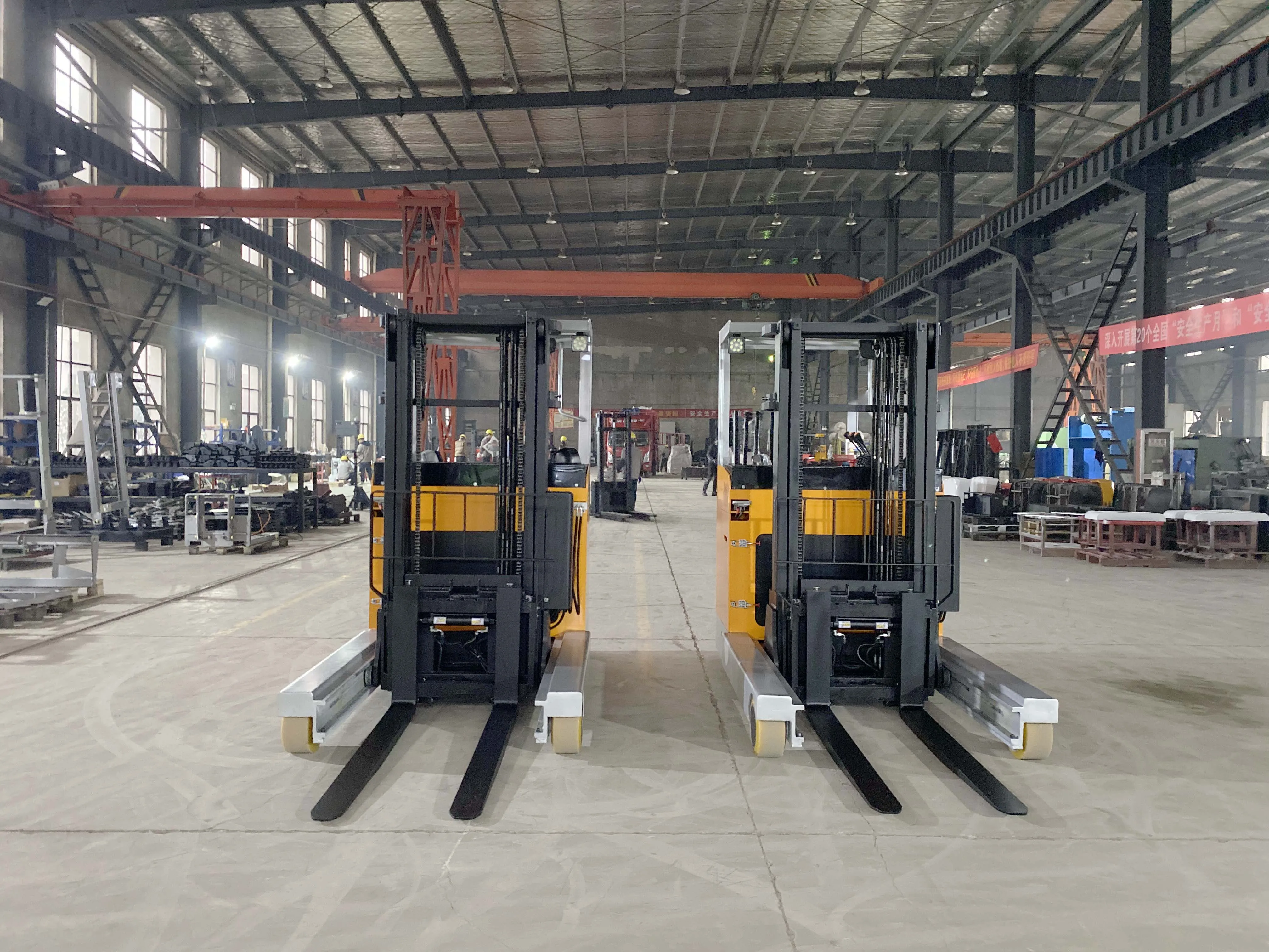 Yjl Battery Forklift Reach Truck 1ton 3ton 2.5ton 2 Ton 1.5ton Electric ...