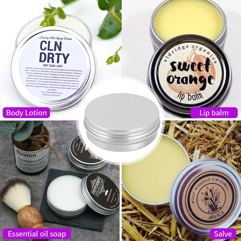 Aluminum Cosmetic Tins - Durable and Versatile Containers