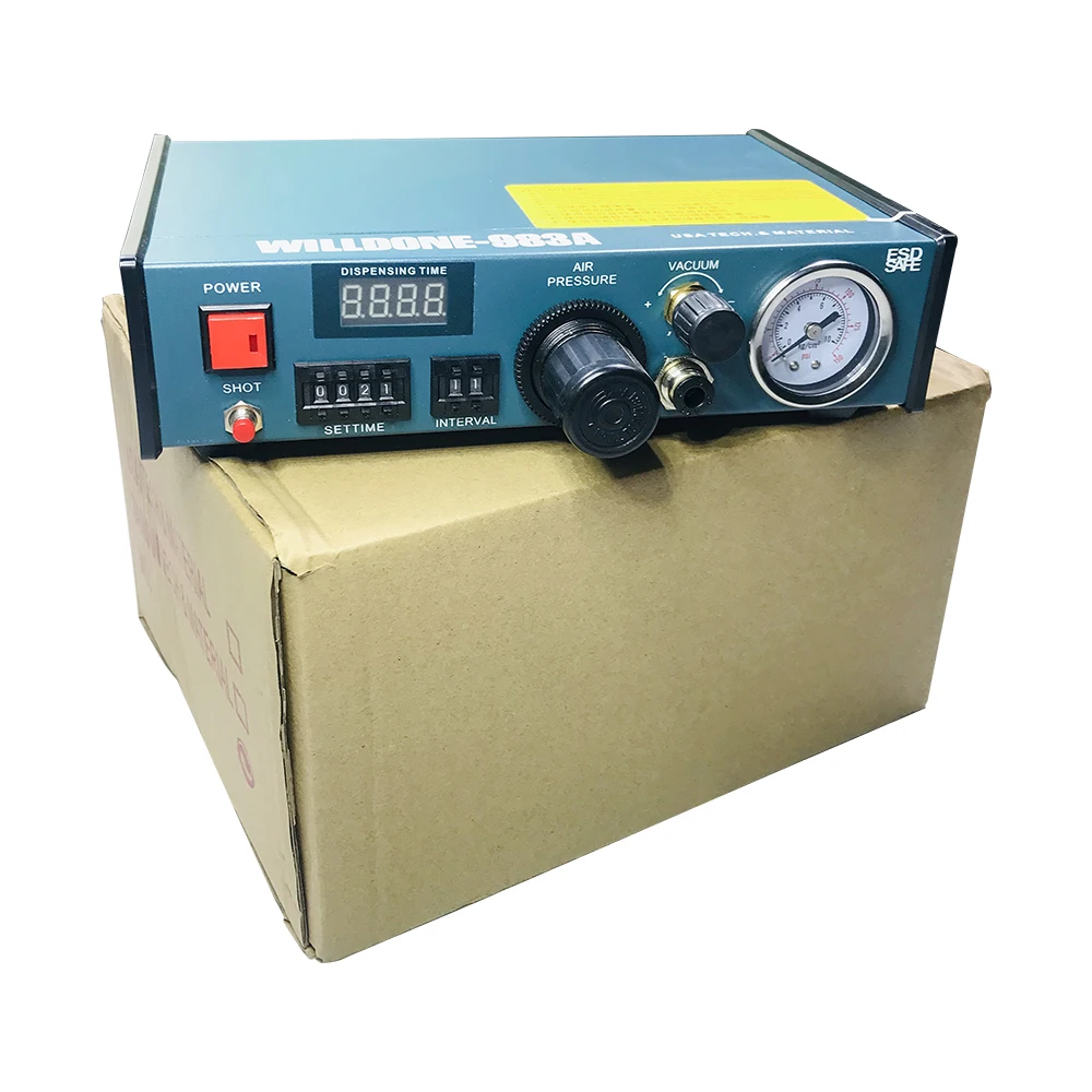 Willdone 983a Digital Semi Automatic Pneumatic Glue Dispenser - Buy Digital Semi Automatic ...