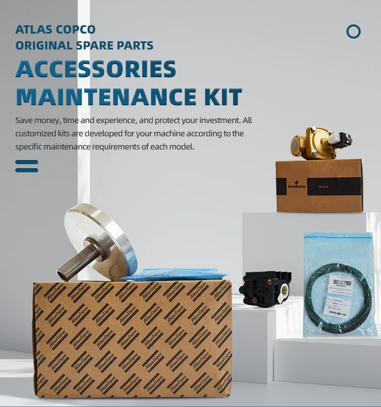 Atlas Copco Series 2901200610 Metal Air Compressor Parts Cylinder Oil ...