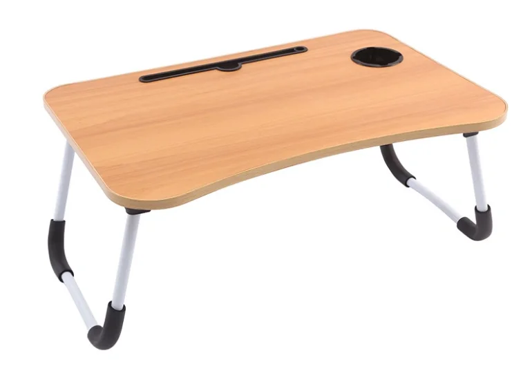 Portable Mdf Laptop Table Wood Foldable Computer Desk On Bed/wood ...