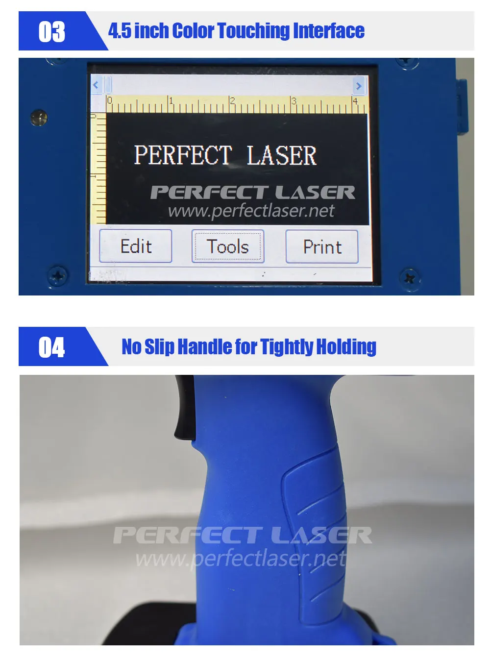 Perfect Laser- Handheld Inkjet Printer Glass/ Portable Expiry Date ...