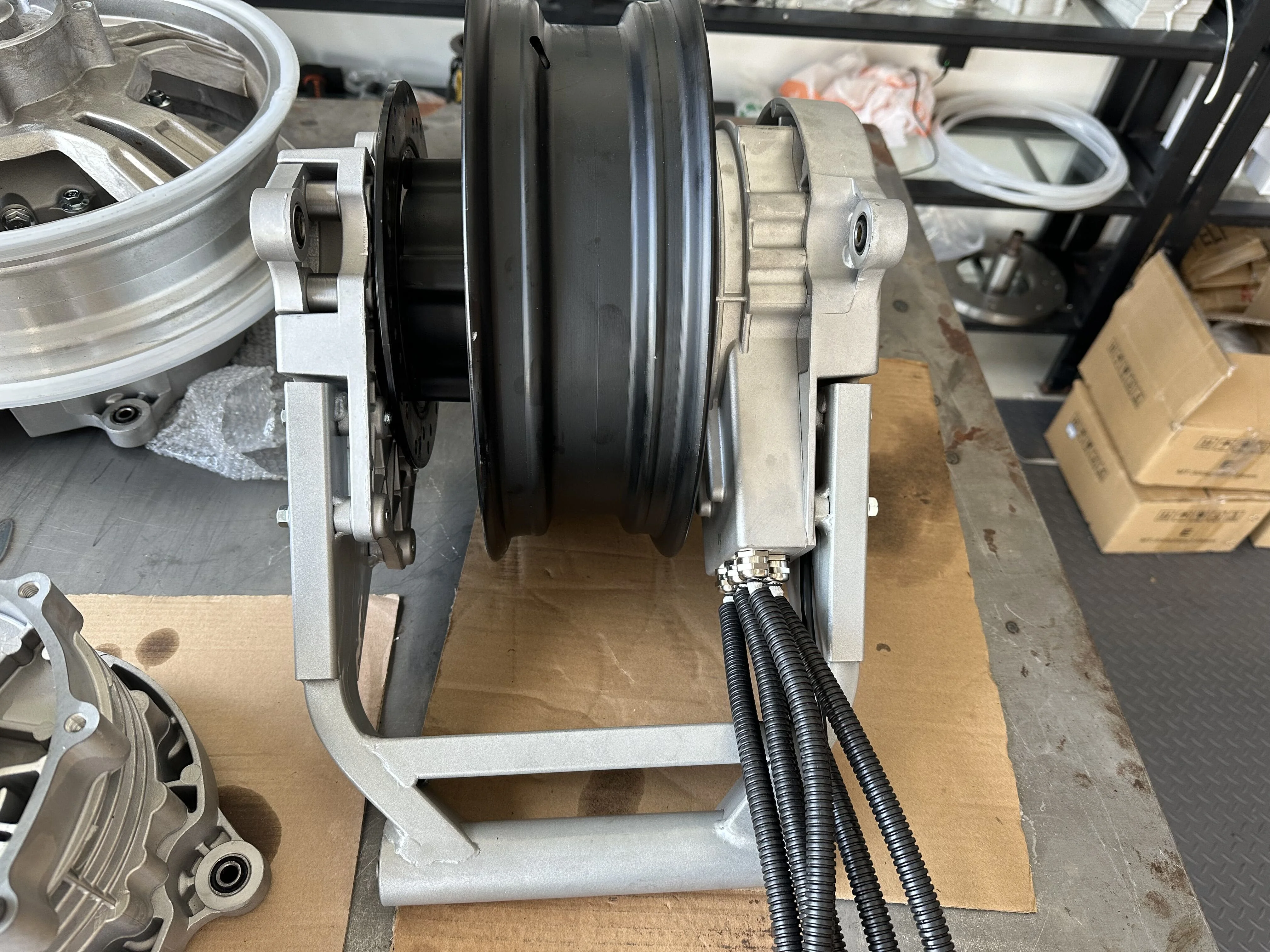 High Torque 72V 5kw Geared Scooter Hub Motor DIY Kits