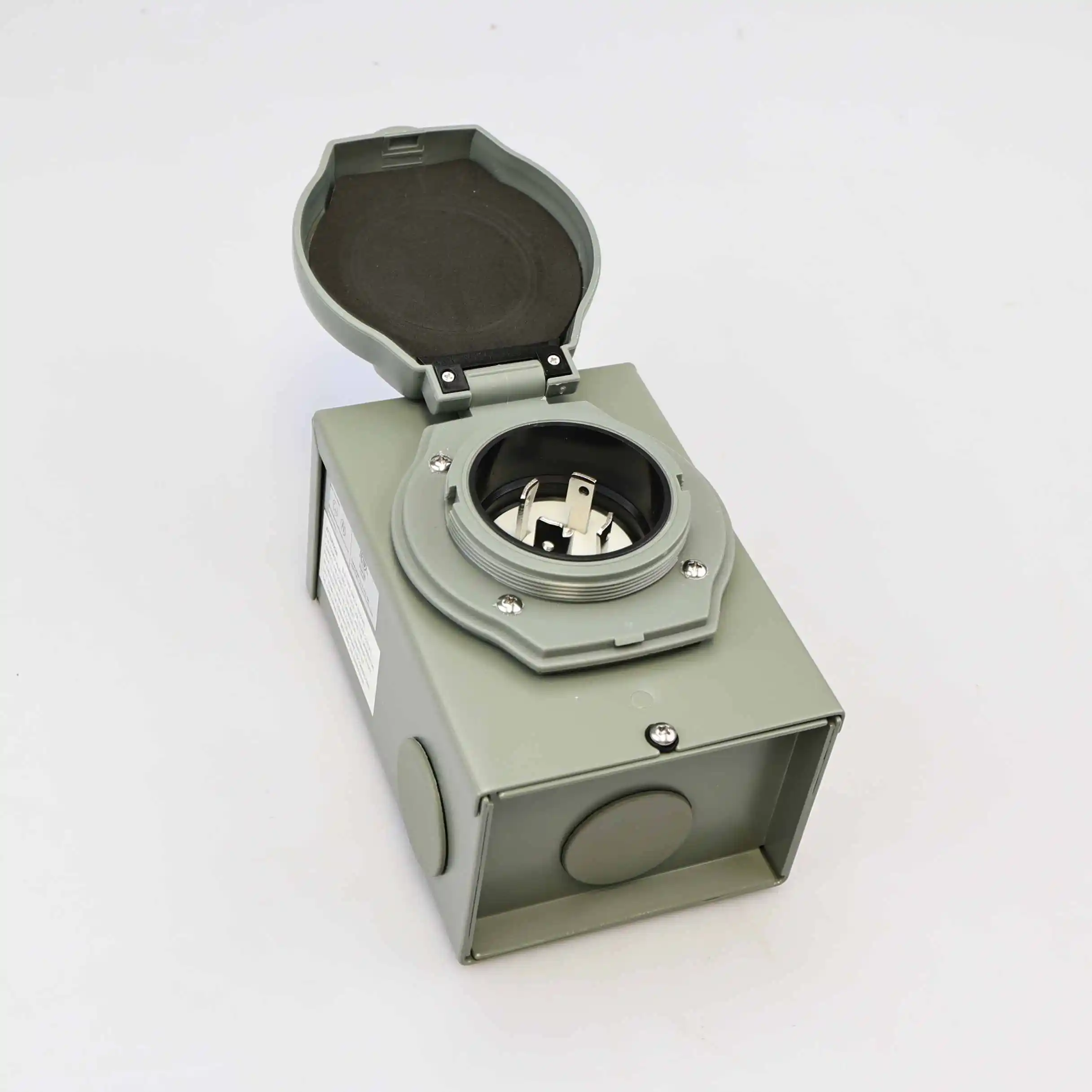 Receptáculo Con Cubierta Para Generador 10 Awg 30a 125v Nema L14-30p ...