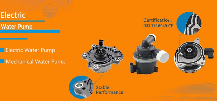 12v Electric Car Engine Water Pumps For Bmw Series 1 3 5 525i X1 X3 X5 ...