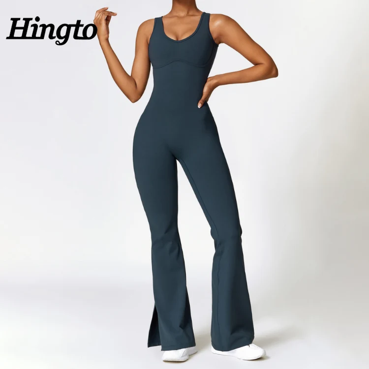 Sport Jumpsuit Slim Fit Skin Compression Women Jumpsuit Gym Women ...